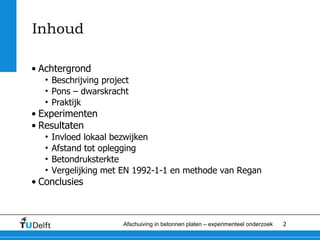 Afschuiving in betonnen platen | PPT