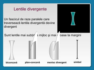 Constructia de imagini in lentile | PPT