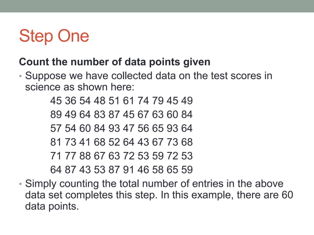 Constructing a histogram | PPTX