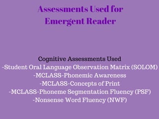 Constructing a literacy environment | PPT