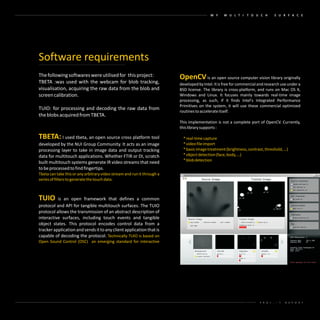 Constructing a multi touch interface | PDF