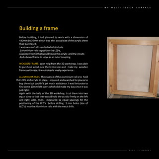 Constructing a multi touch interface | PDF