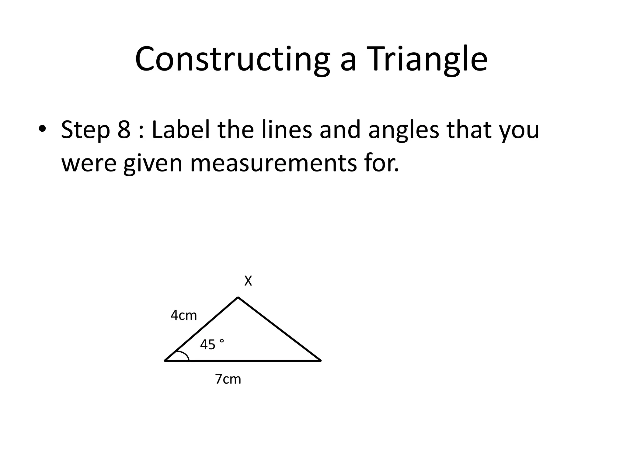 Constructing an angle or triangle using a protractor | PPTX Constructing an angle or triangle using a protractor | PPTX