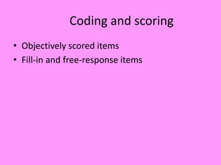 Constructing and using questionnaires and interview schedules | PPTX