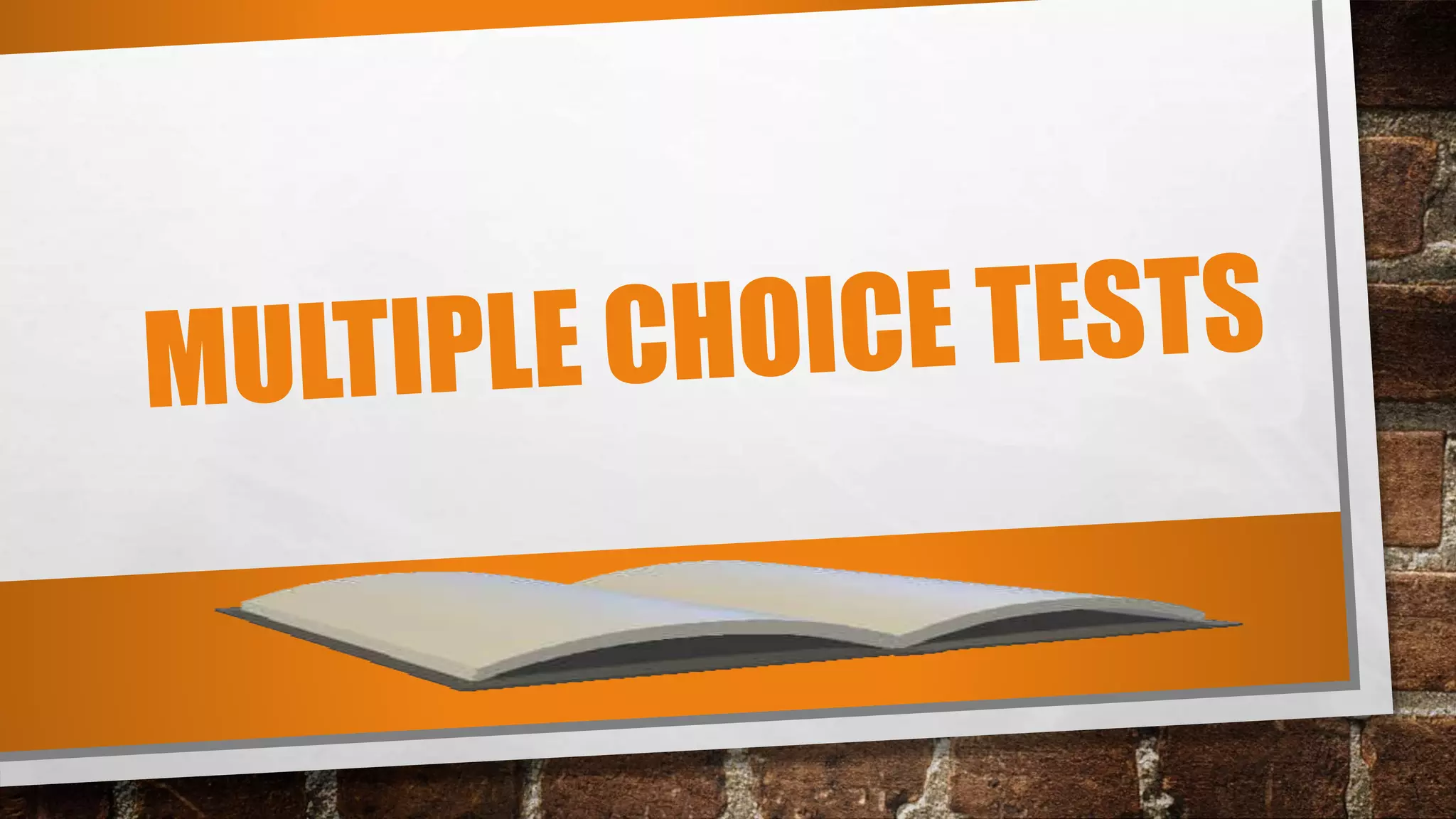 Constructing a true or false test | PPTX