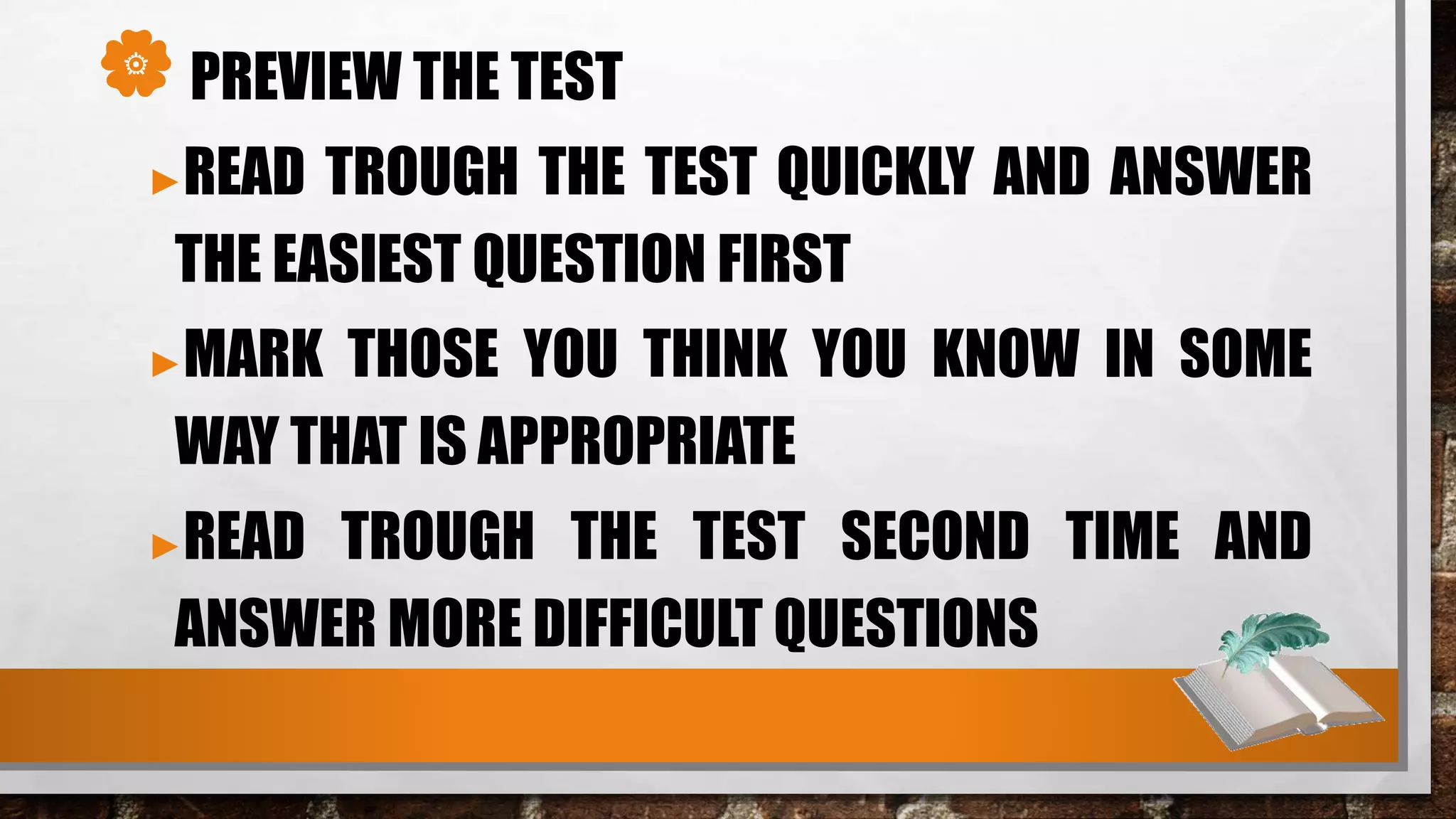Constructing A True Or False Test Pptx