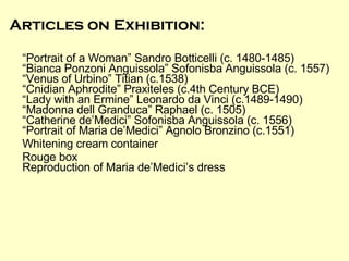 Constructing Beauty During The Italian Renaissance | PPT