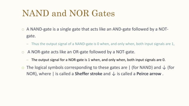 Constructing circuits for boolean expressions(gate) | PPTX