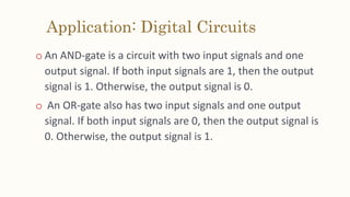 Constructing circuits for boolean expressions(gate) | PPTX