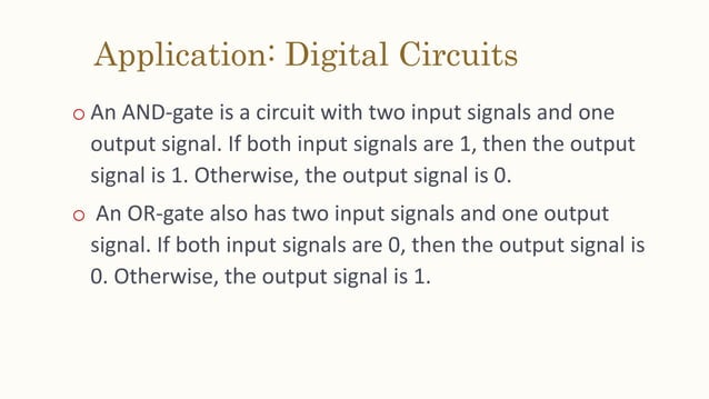Constructing Circuits For Boolean Expressionsgate Ppt
