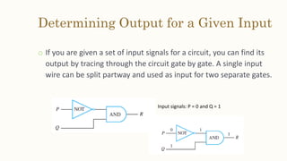 Constructing circuits for boolean expressions(gate) | PPTX