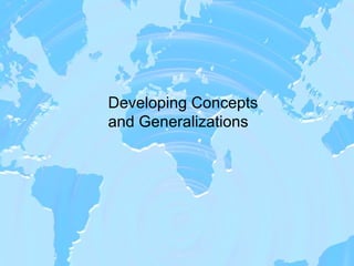 Constructing concepts and generalization (2) | PPT | Primary Education ...
