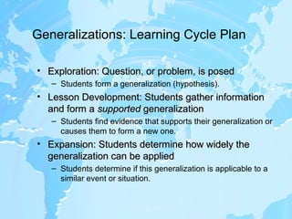 Constructing concepts and generalization (2) | PPT | Primary Education ...