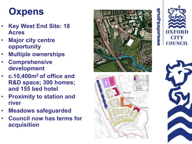 Oxford Growth and Major Developments including redevelopment in the ...