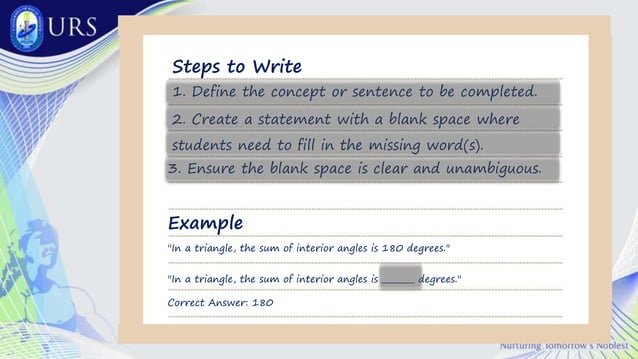 Constructing Objective Paper and Pencil Test.pptx