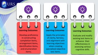Constructing Objective Paper and Pencil Test.pptx