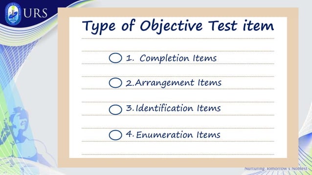 Constructing Objective Paper and Pencil Test.pptx