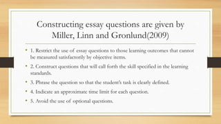 Constructing Objective Supply Type of Items | PPTX