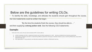 CONSTRUCTING OF PILO, CILO and ILO.pptx