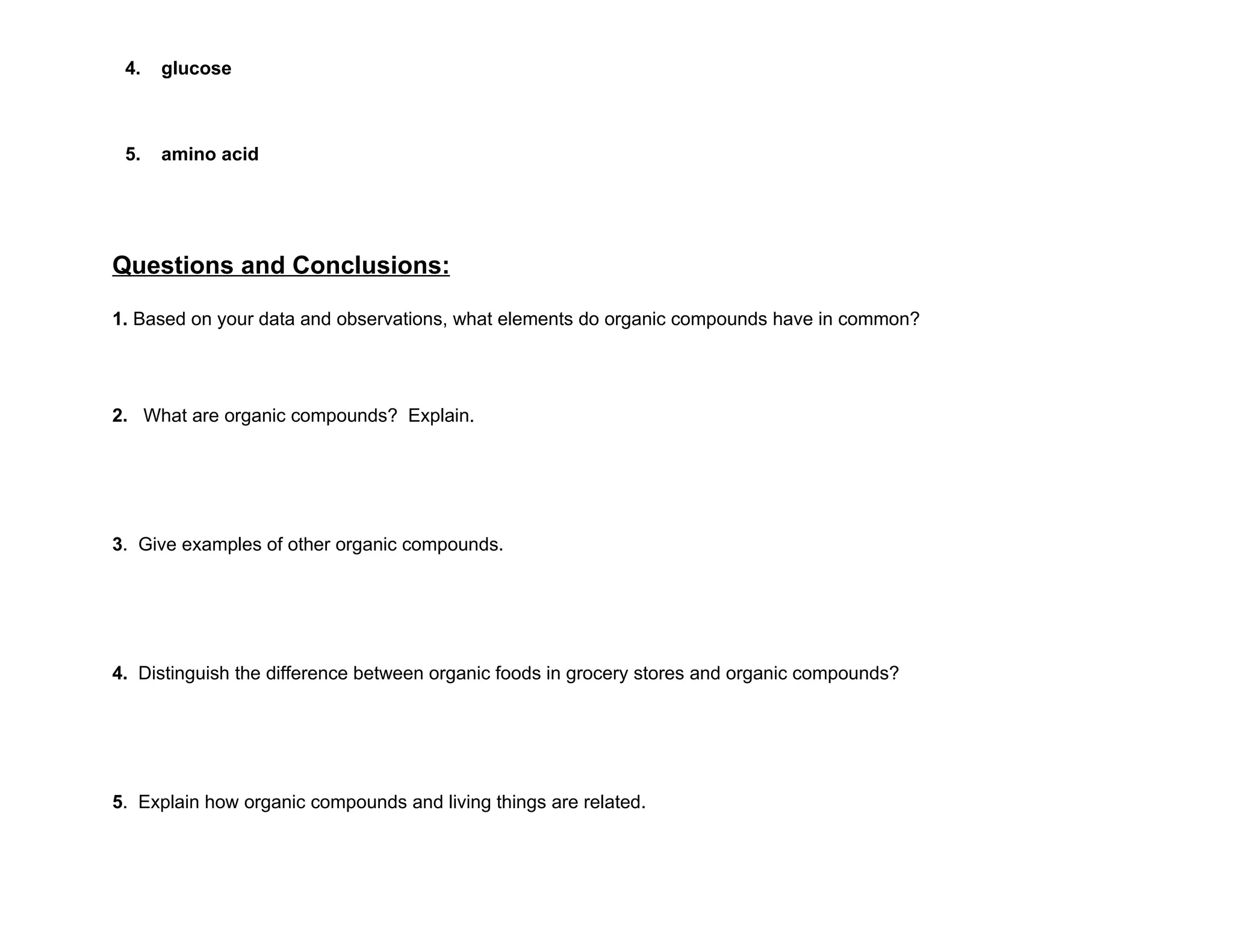 Constructing Organic Compounds Lab (2) | DOC