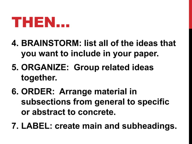 Constructing outlines | PPT