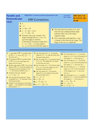 Constructing parallel and perpendicular lines | PDF | Physics | Science