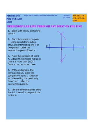 Constructing parallel and perpendicular lines | PDF | Physics | Science