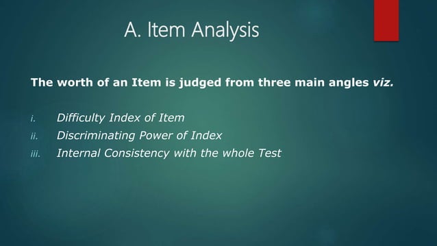 Constructing test Items | PPTX | Standardized Testing | Educational ...