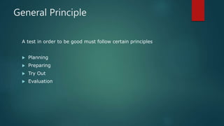 Constructing test Items | PPTX