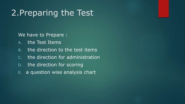 Constructing test Items | PPTX | Standardized Testing | Educational ...