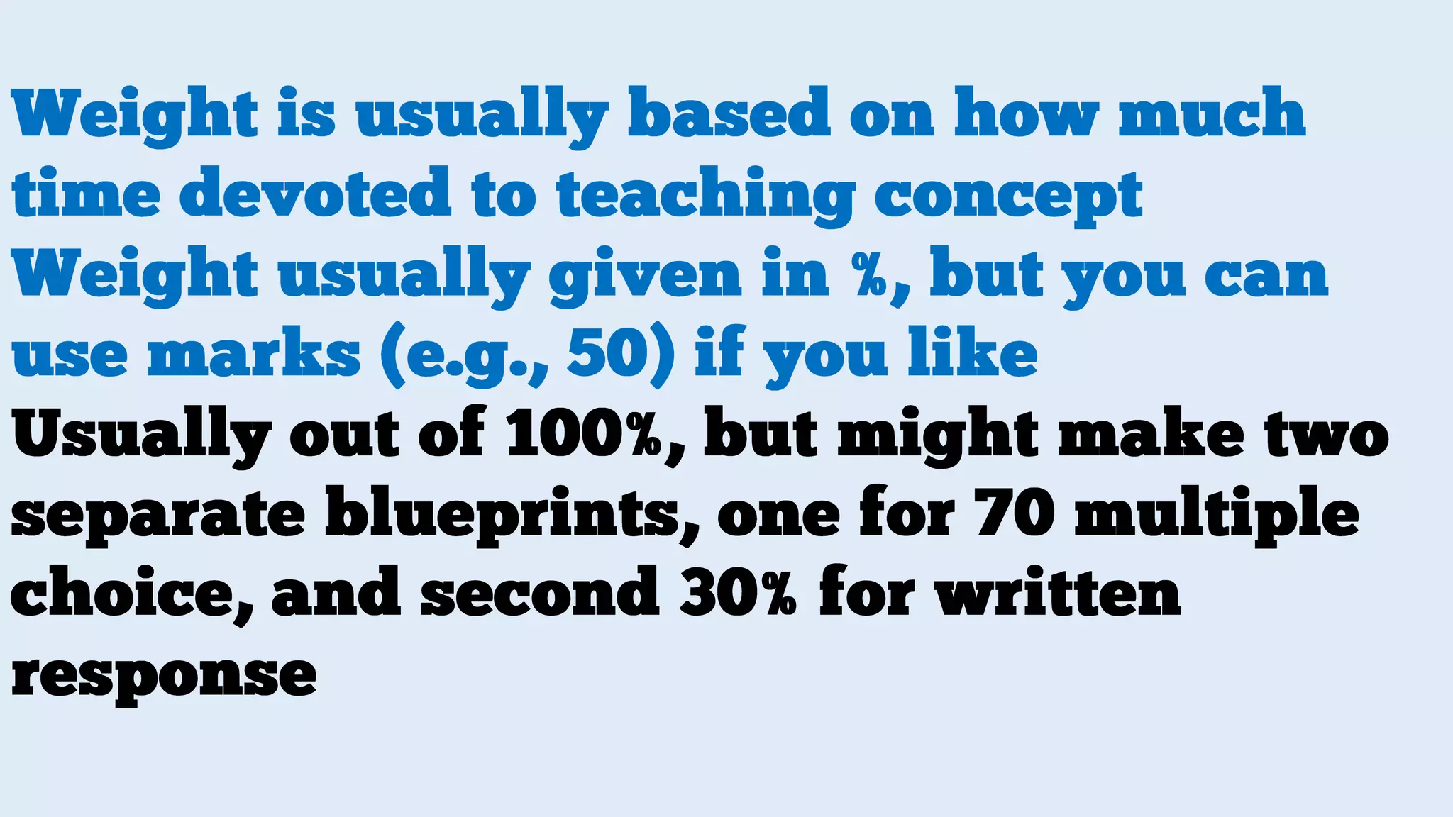 Constructing Test Questions and the Table of Specifications (TOS) | PDF