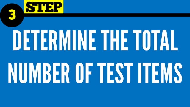 Constructing Test Questions and the Table of Specifications (TOS) | PDF