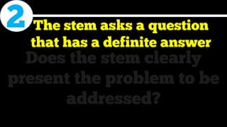 Constructing Test Questions and the Table of Specifications (TOS) | PDF