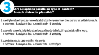 Constructing Test Questions and the Table of Specifications (TOS) | PDF