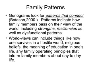 Constructing the genogram | PPT