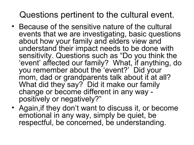 Constructing the genogram | PPT