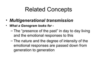 Constructing the genogram | PPT