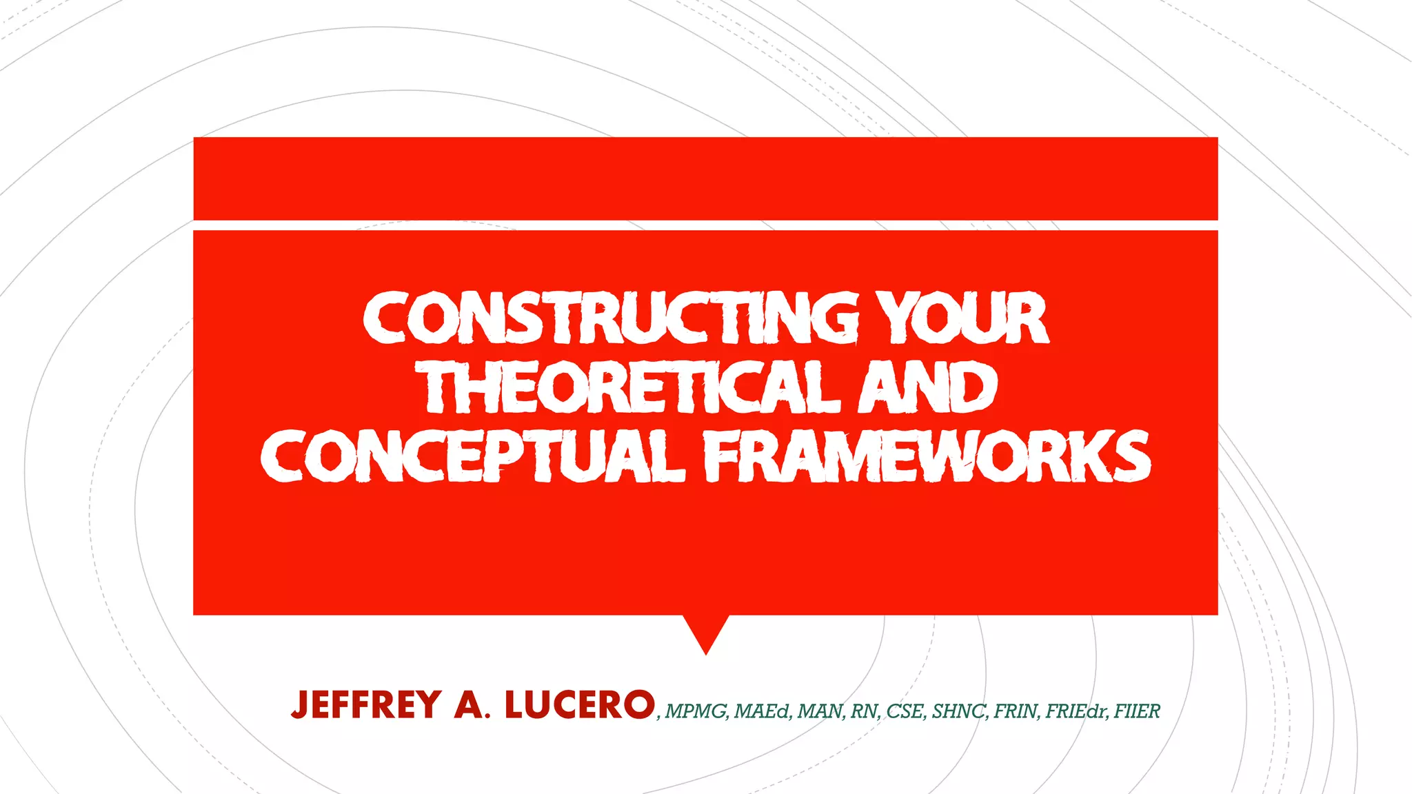 Constructing your Conceptual Framework | PDF