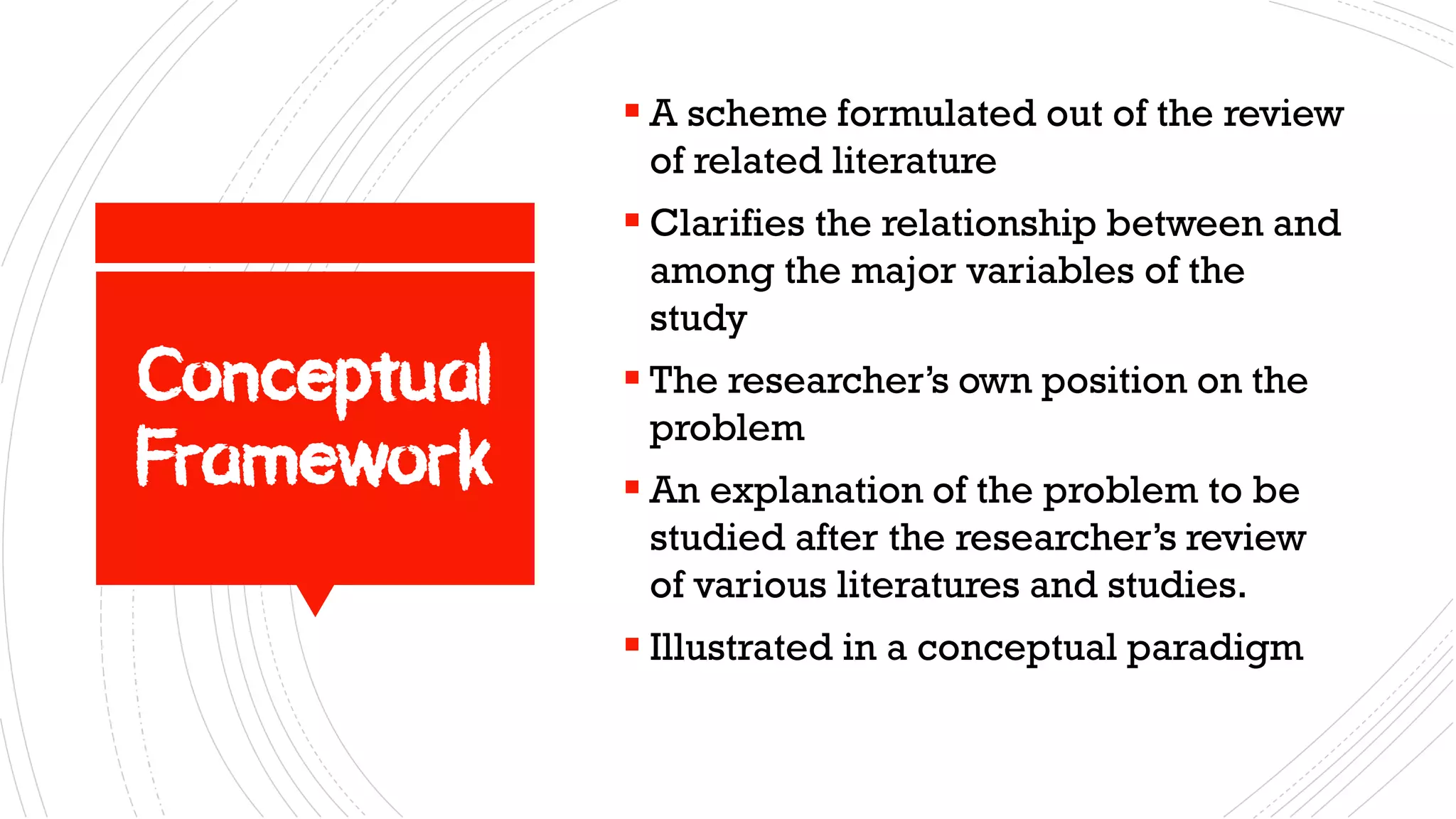 Constructing your Conceptual Framework | PDF