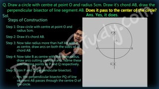 Construction - Class 9 Maths | PDF