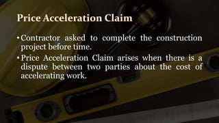 Construction Claims Explained | PPTX