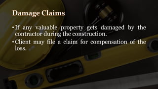 Construction Claims Explained | PPTX