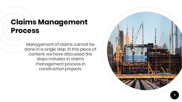 Claims Management Process In Construction