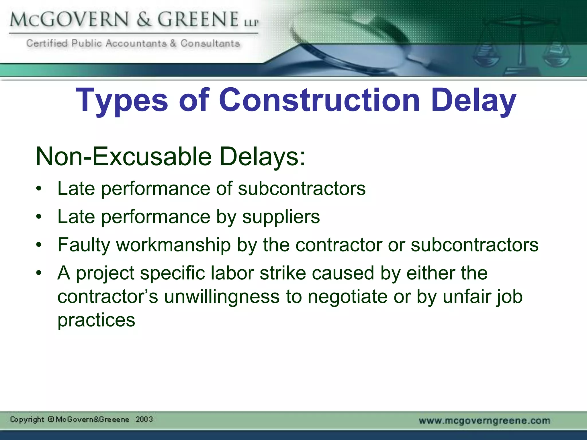 Construction delays | PDF