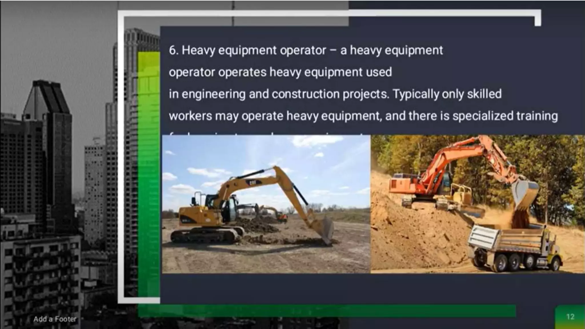 Construction fieldwork | PPTX