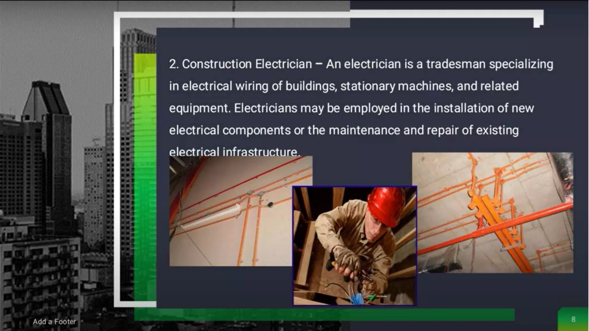 Construction fieldwork | PPTX