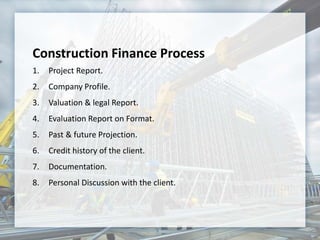 Construction Finance in Mumbai | PPTX