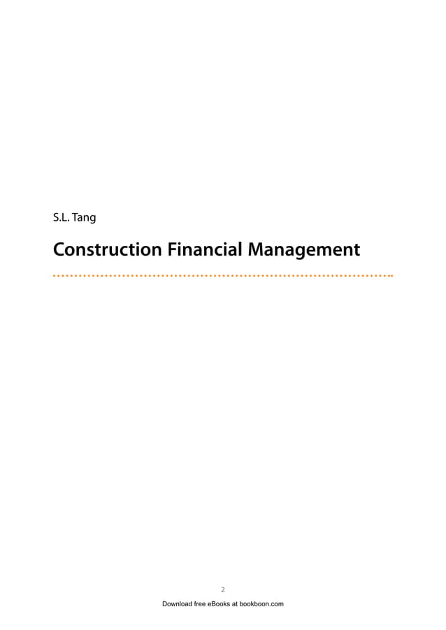 Construction financial-management | PDF | Stocks and Bonds | Personal ...