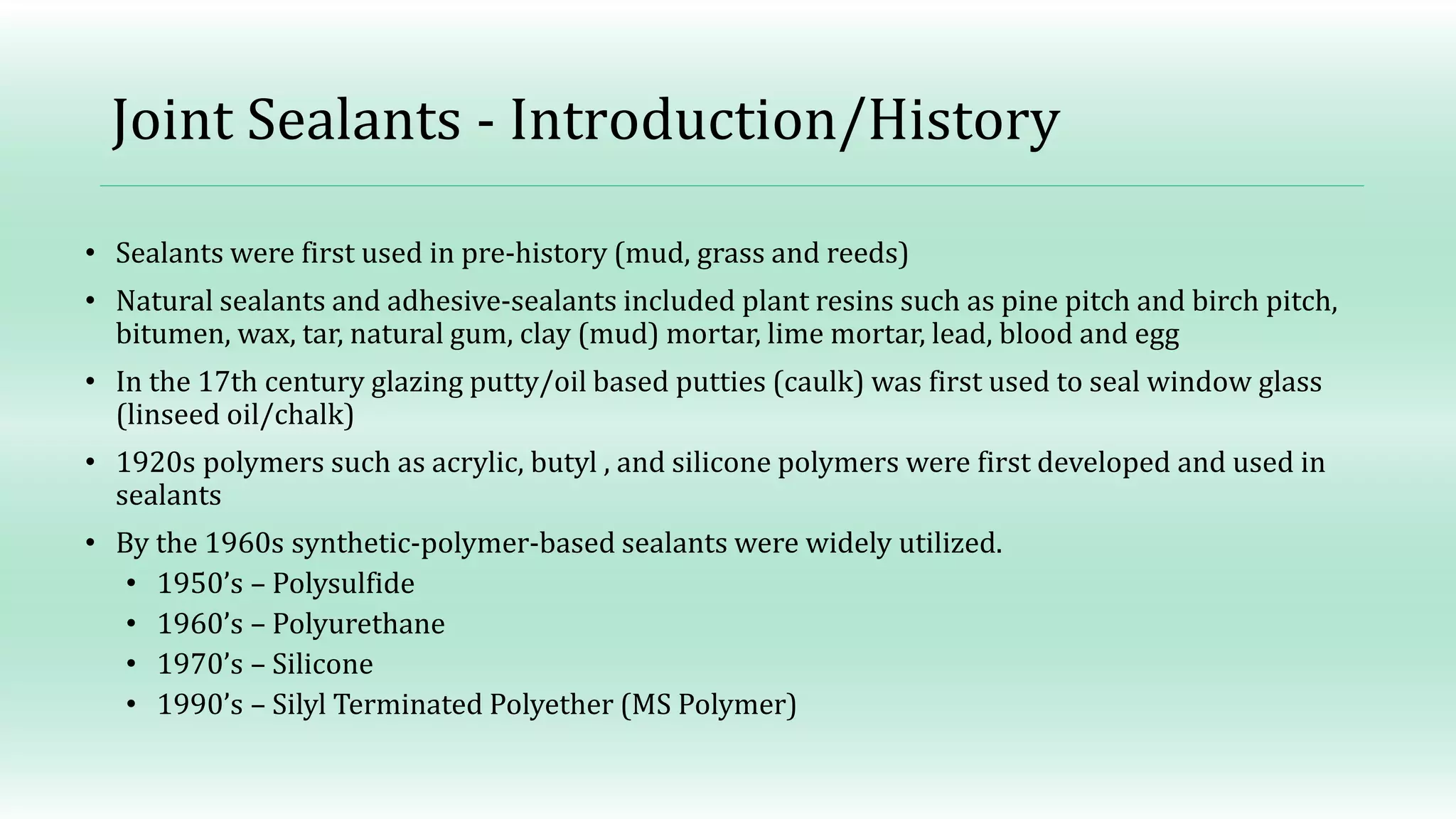 Construction Joint Sealants: A Critical Part of Building Envelope Performance | PPTX