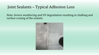 Construction Joint Sealants: A Critical Part of Building Envelope Performance | PPT